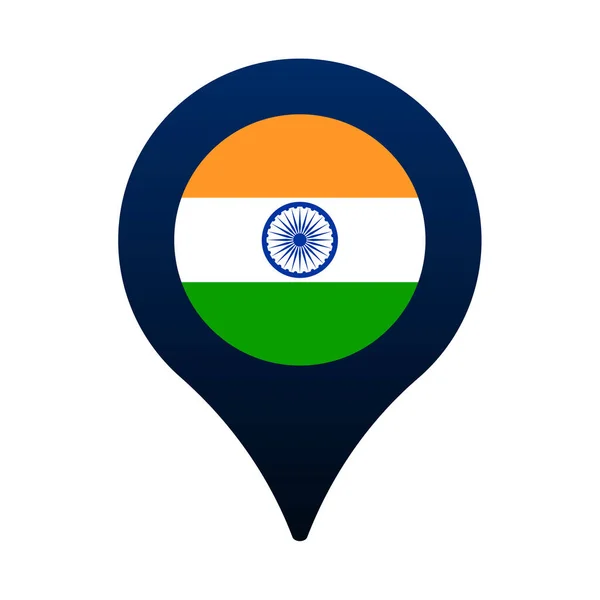 Map India Flag Vector Illustration India Map Flag Stock Vector by ...