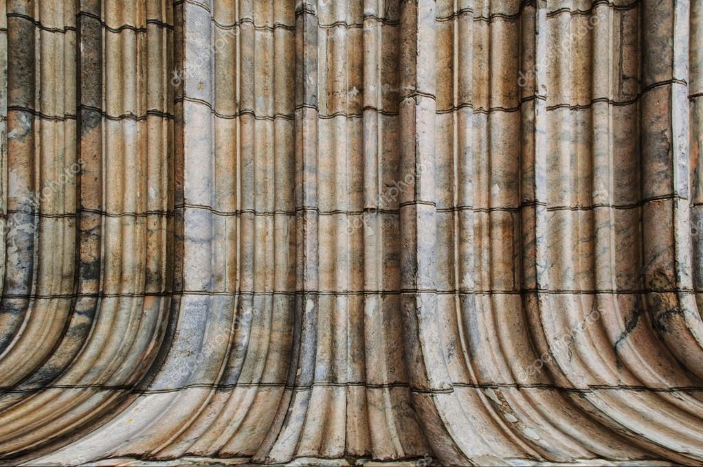 Pattern of modern stone Brick Wall — Stock Photo © kritsaya #76281121