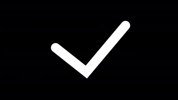 Vektormarkeringsikon Symbol Tjekliste Godkendelse Eller Bekræfte Med ...