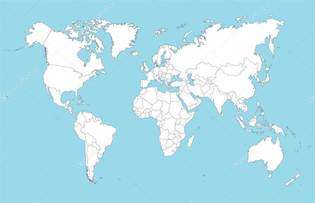 Vector White World Map Detailed A Large Political Map Of, 51% OFF Vector White World Map Detailed A Large Political Map Of, 51% OFF