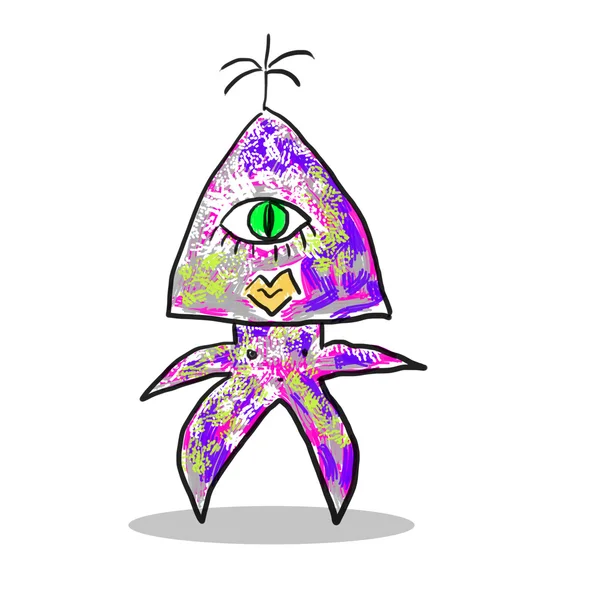 Cartoon one eyed monster — Stock Photo © sandr2002 #85701748