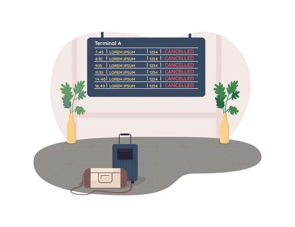 24 Flight cancelled cartoon Stock Illustrations | Depositphotos