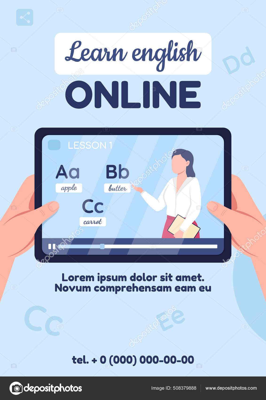 English Course Flyer