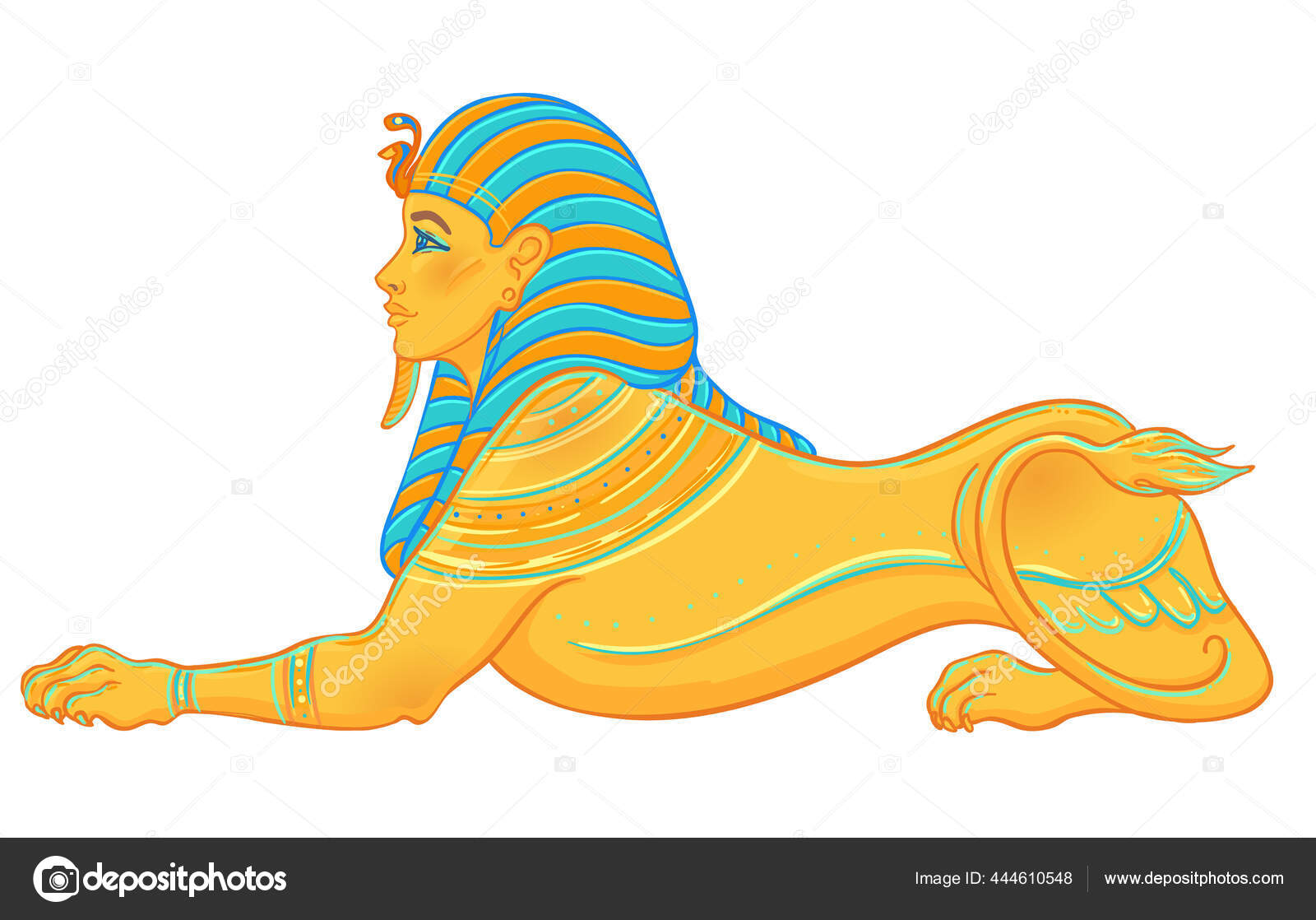 Sfinks Mytisk Skapning Tegning Sfinks