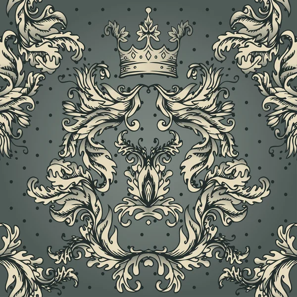 Vintage baroque pattern — Stock Vector © vgorbash #37533209