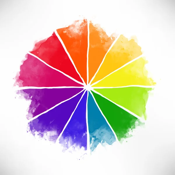 Handmade color wheel. Stock Illustration by ©vgorbash #80045846