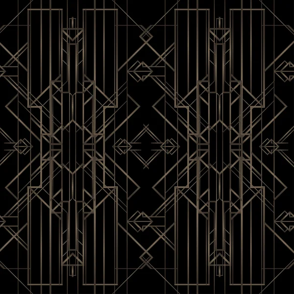 Art deco geometric pattern — Stock Vector © vgorbash #37586387