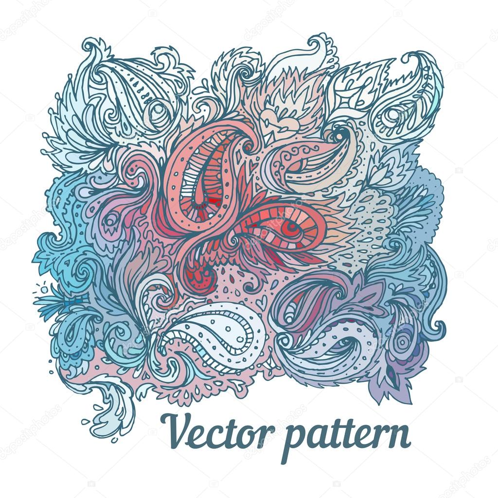 Colorful paisley texture Stock Vector Image by ©vgorbash #80390062