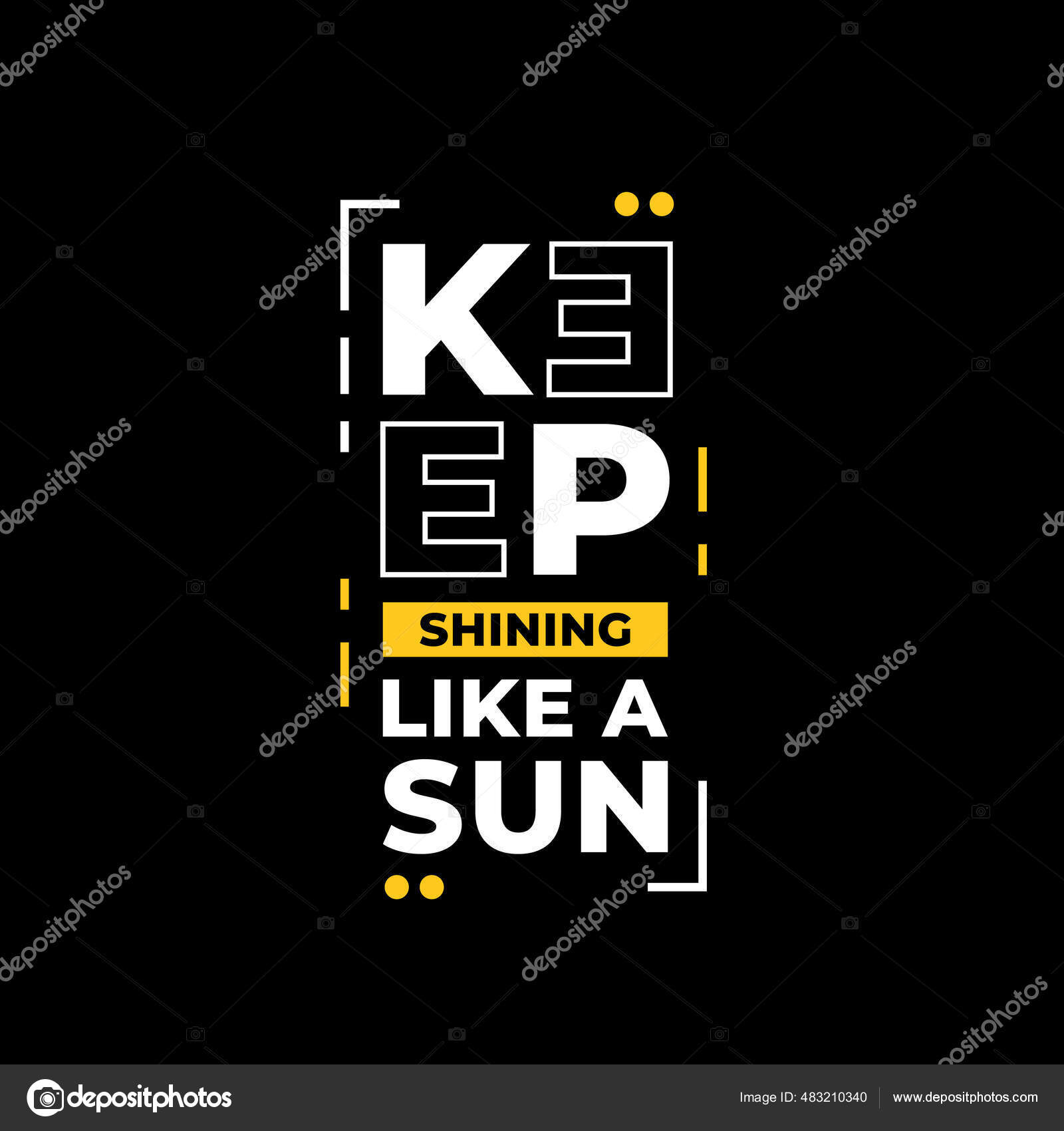 Keep Shining Cartoon