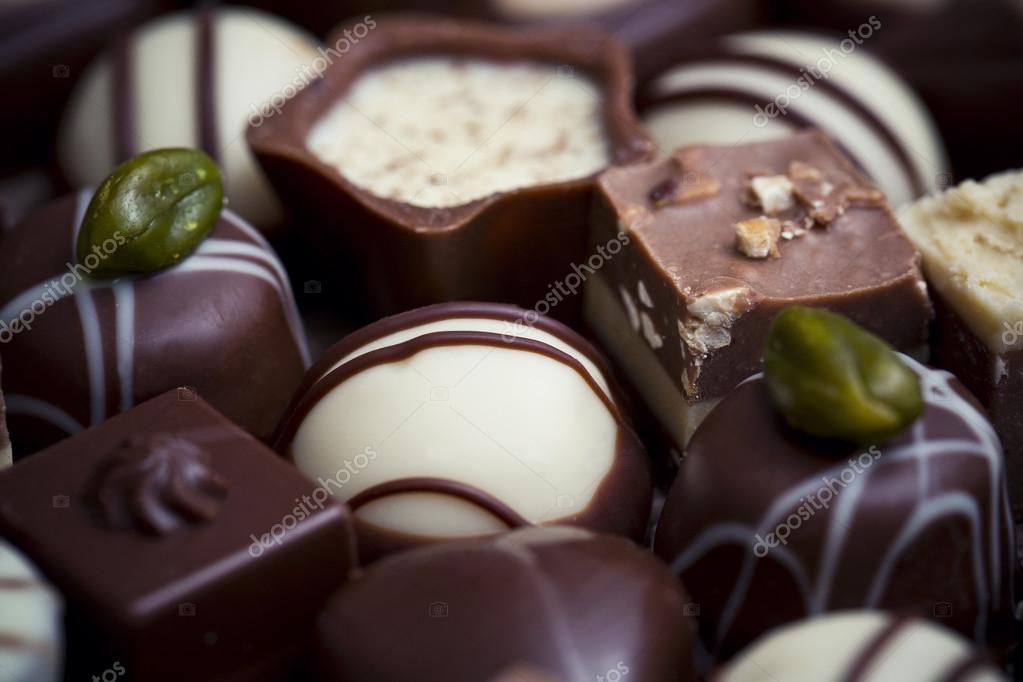 A chocolate pralines Stock Photo by ©lachris77 96008588