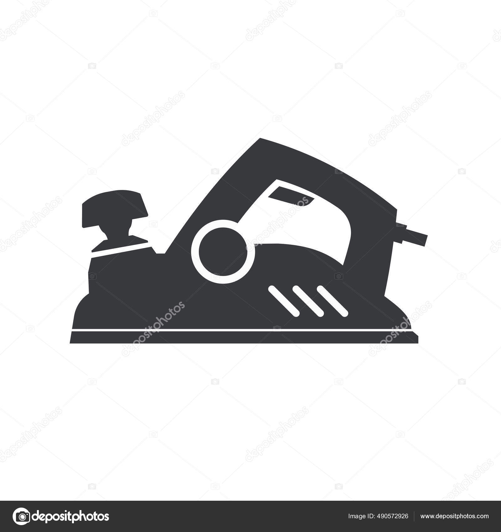 Black Filled Sanding Machine Vector Icon Isolated White Transparent ...