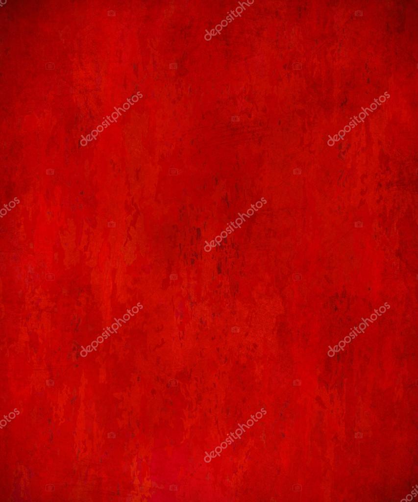 Red Grunge Wall Texture