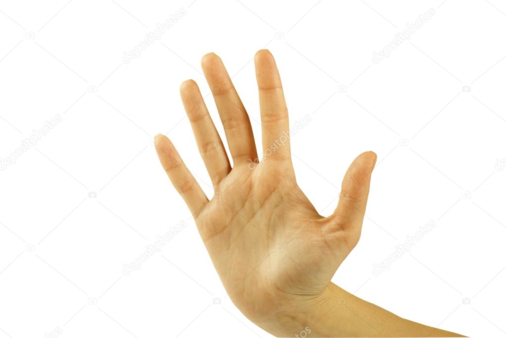 Hand gestures isolated — Stock Photo © HorenkO #55444611