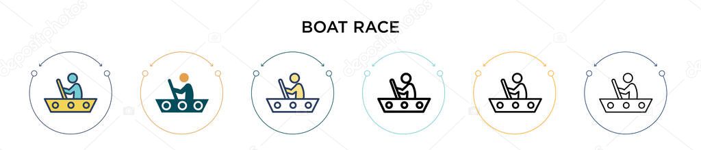 River boat crew Vector Art Stock Images | Depositphotos