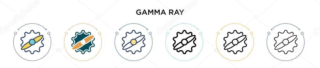 Gamma ray symbol Vector Art Stock Images | Depositphotos