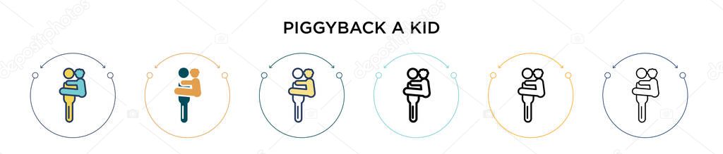 88 Piggyback icon Vector Images, Piggyback icon Illustrations ...