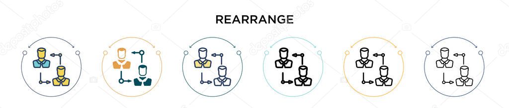 Rearrange icon Vector Art Stock Images | Depositphotos