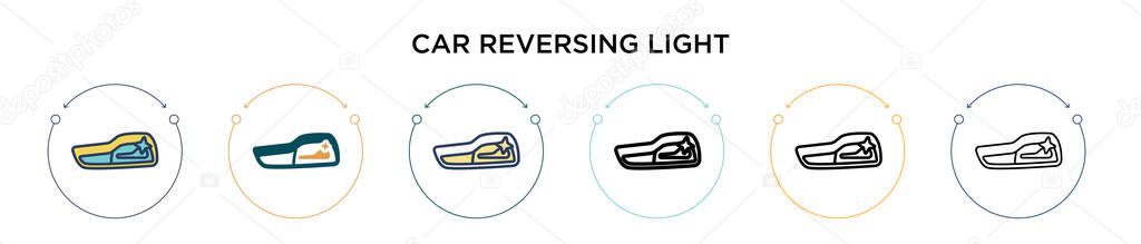 Car reversing light Vector Art Stock Images | Depositphotos