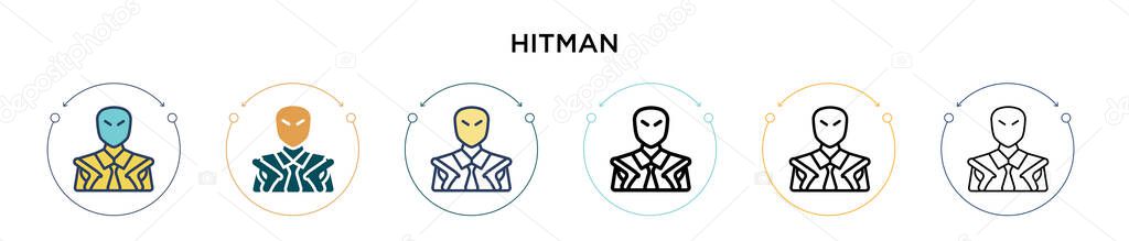 Icône hitman Vector Art Stock Images | Depositphotos