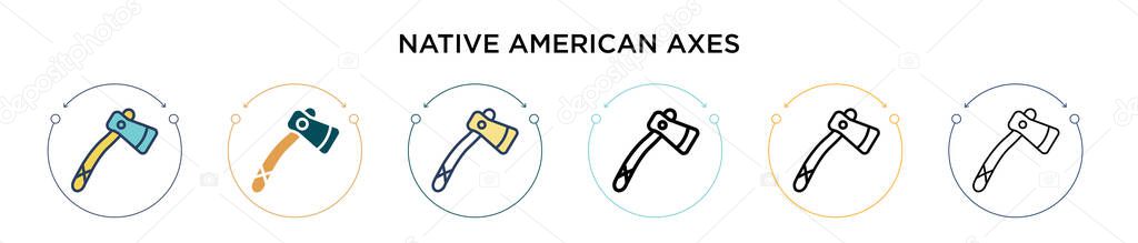 Native american axes Vector Art Stock Images | Depositphotos