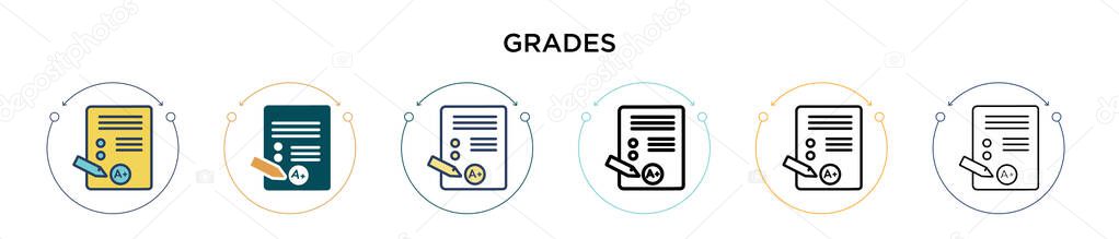 Good grades illustration Vector Art Stock Images | Depositphotos