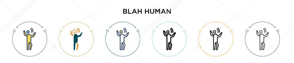 Blah umano Vector Art Stock Images | Depositphotos
