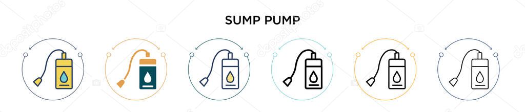 48 Sump pump icon Vector Images | Depositphotos