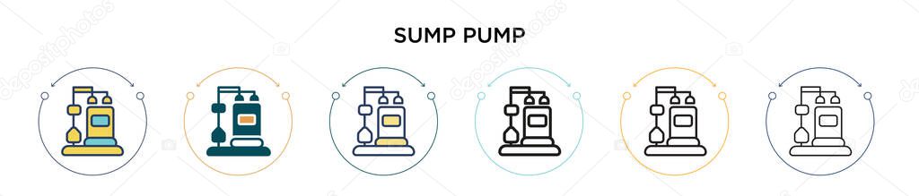 48 Sump pump icon Vector Images | Depositphotos
