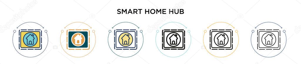 Smart home hub icon Vector Art Stock Images | Depositphotos