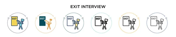 34 Exit interview icon Vector Images | Depositphotos