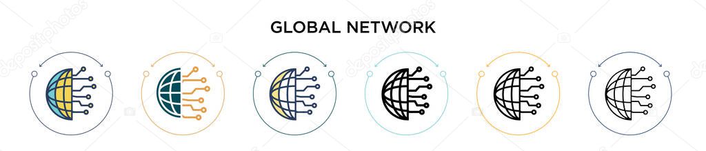100,000 Global network diagram Vector Images | Depositphotos
