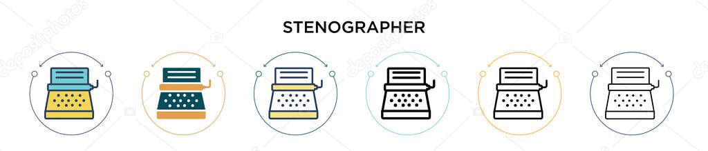 Court stenographer Vector Art Stock Images | Depositphotos