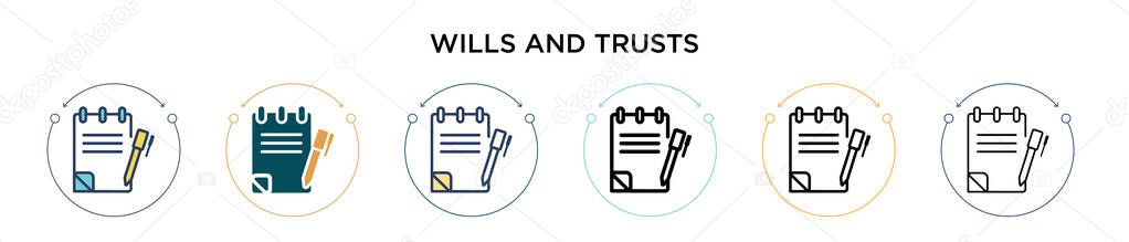 Wills icon Vector Art Stock Images | Depositphotos