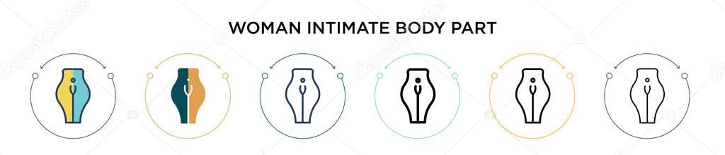 Mulher íntima parte do corpo Vector Art Stock Images | Depositphotos