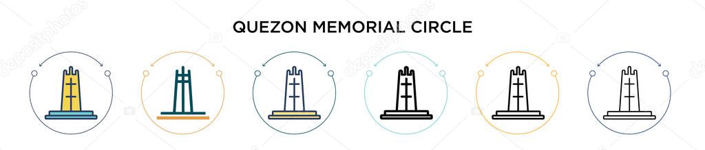 Quezon memorial circle Vector Art Stock Images | Depositphotos