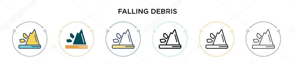 Debris on fire Vector Art Stock Images | Depositphotos