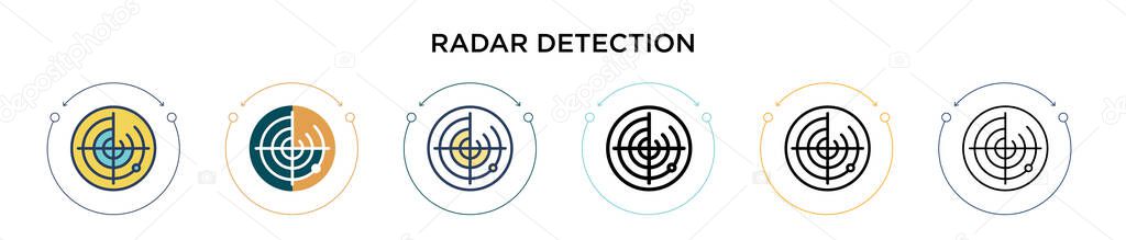 Radar detection icon Vector Art Stock Images | Depositphotos