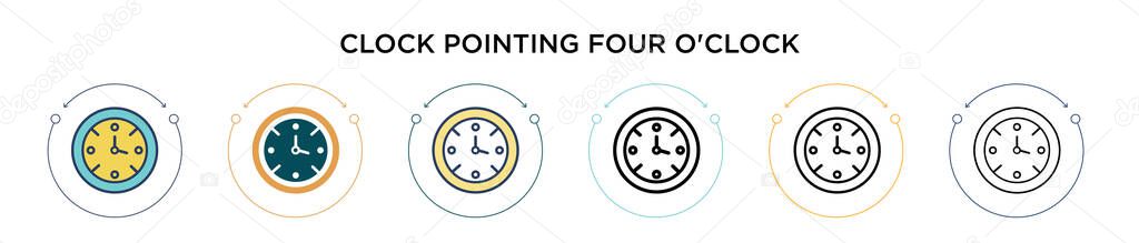 Quatro oclock Vector Art Stock Images | Depositphotos