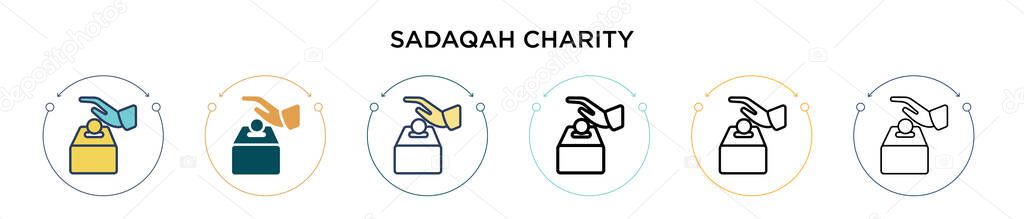 Sadaqah symbol of charity Vector Art Stock Images | Depositphotos