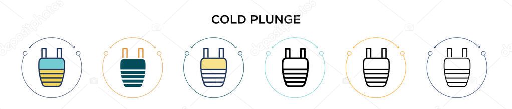 Cold plunge Vector Art Stock Images | Depositphotos
