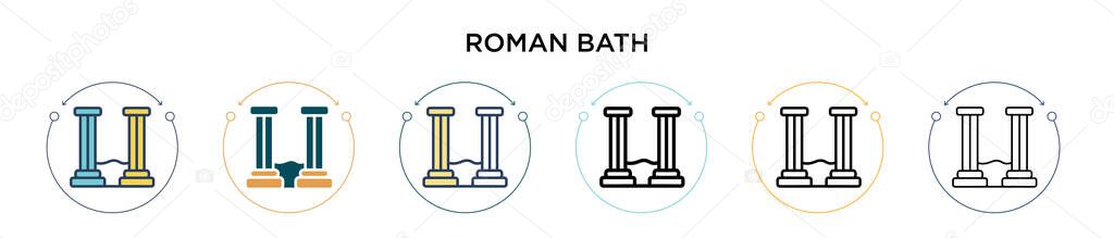 Roman bath Vector Art Stock Images | Depositphotos