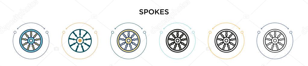 Spoke designs Vector Art Stock Images | Depositphotos