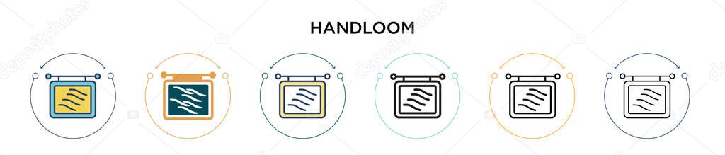 Textile weaving icons Vector Art Stock Images | Depositphotos
