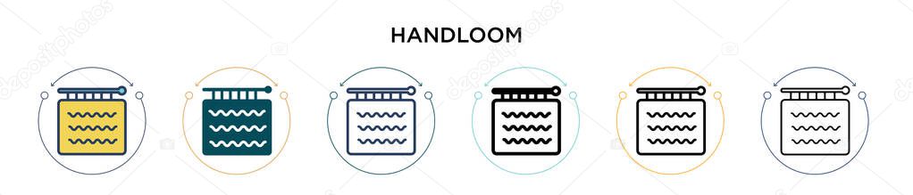 Textile weaving icons Vector Art Stock Images | Depositphotos
