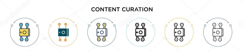 Curate content Vector Art Stock Images | Depositphotos