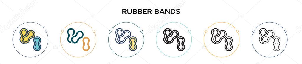 Rubber bands Vector Art Stock Images | Depositphotos