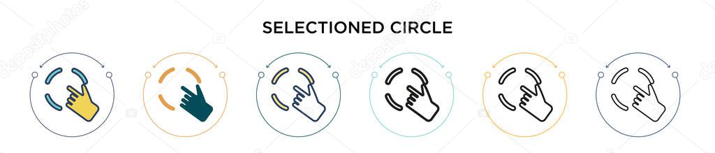 34 Selectioned circle Vector Images, Selectioned circle Illustrations | Depositphotos