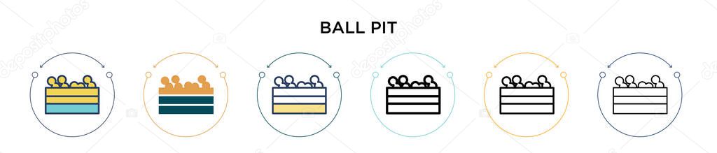 Ball pit Vector Art Stock Images | Depositphotos