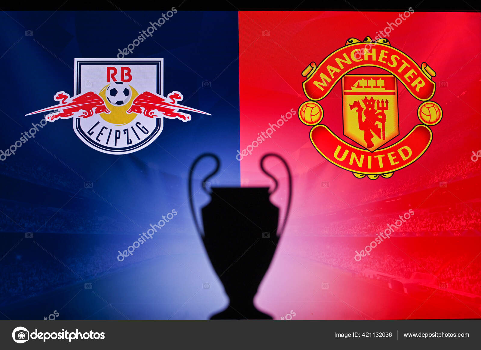Nyon Swiss November 2020 Leipzig Manchester United Football Uefa ...