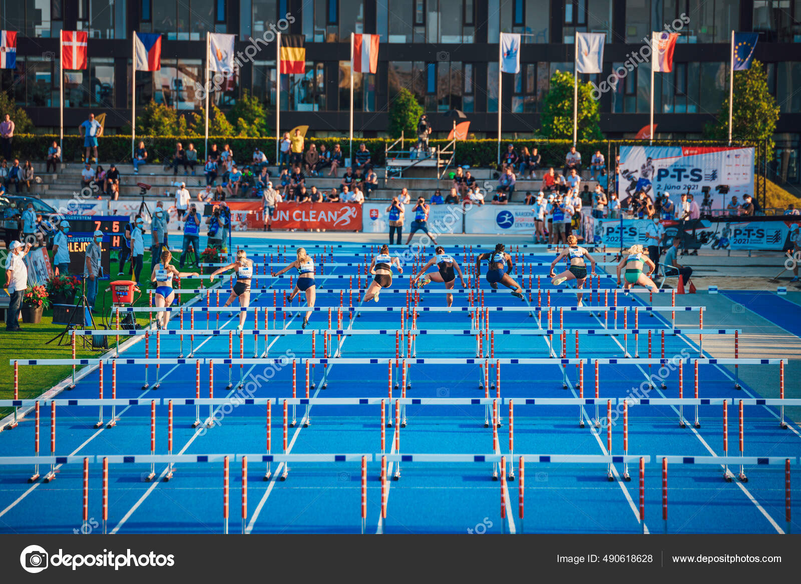 Track And Field Hurdles Wallpaper